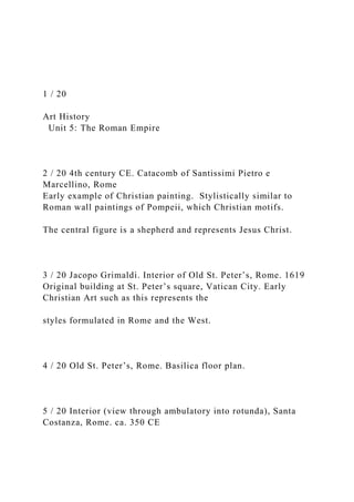 1 20Art History Unit 5 The Roman Empire2 2.docx