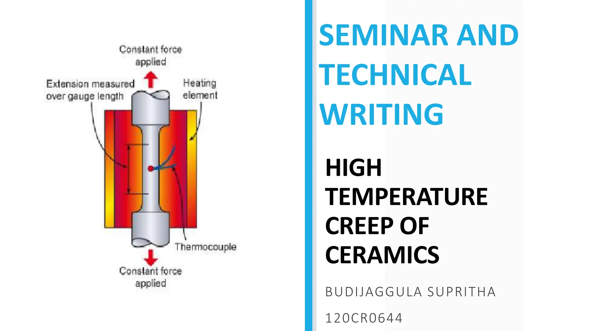 HIGH TEMEPRATURE CREEP OF CERAMICS AND ITS MECHANISM | PPTX