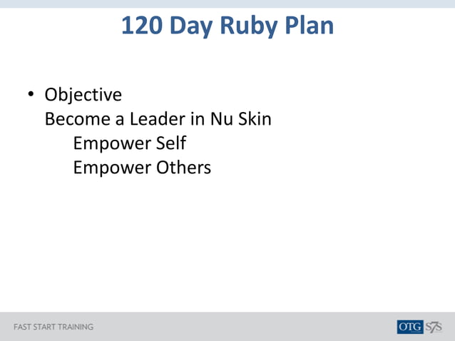 system7 120 Day Ruby Plan Overview | PPT