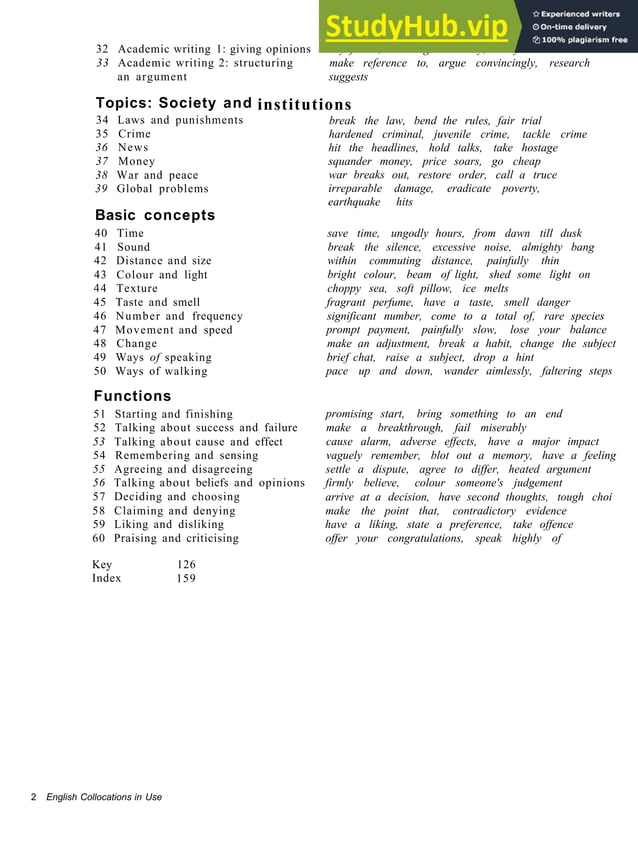 120 English Collocations.pdf | Chemistry | Science