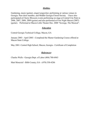 Bobby's resume | PDF