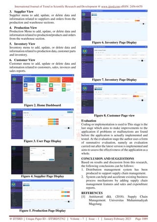 Information and Communication Technology to Support Supply Chain ...
