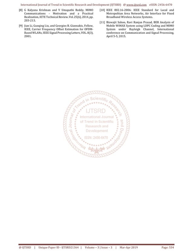 Performance Analysis Of Different Combination Of Mimo Antenna System