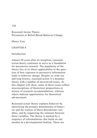 120Reasoned Action TheoryPersuasion as Belief-Based Beha.docx