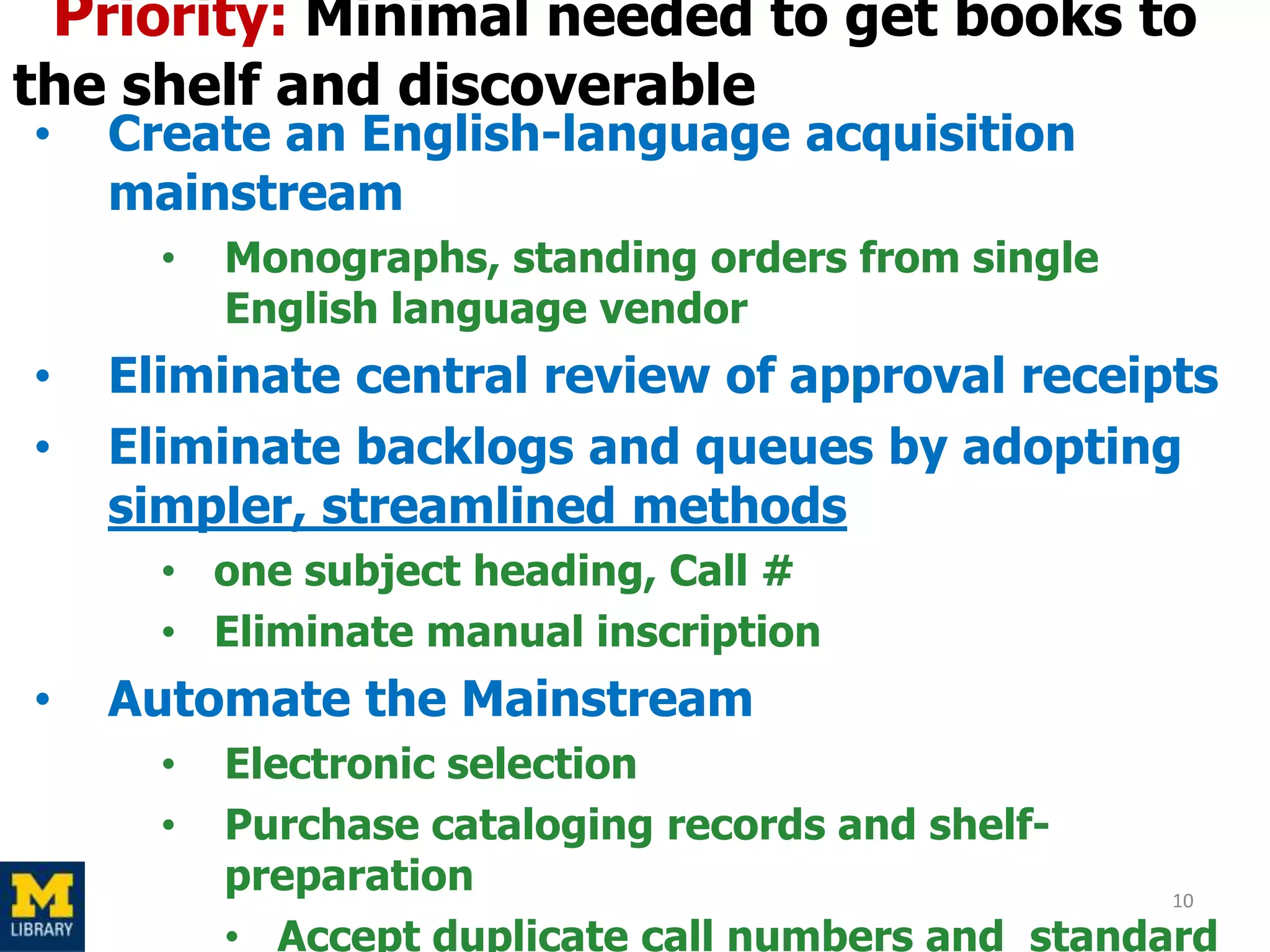120 to 12: Reducing days to shelf with vendor services, cat-on-receipt ...