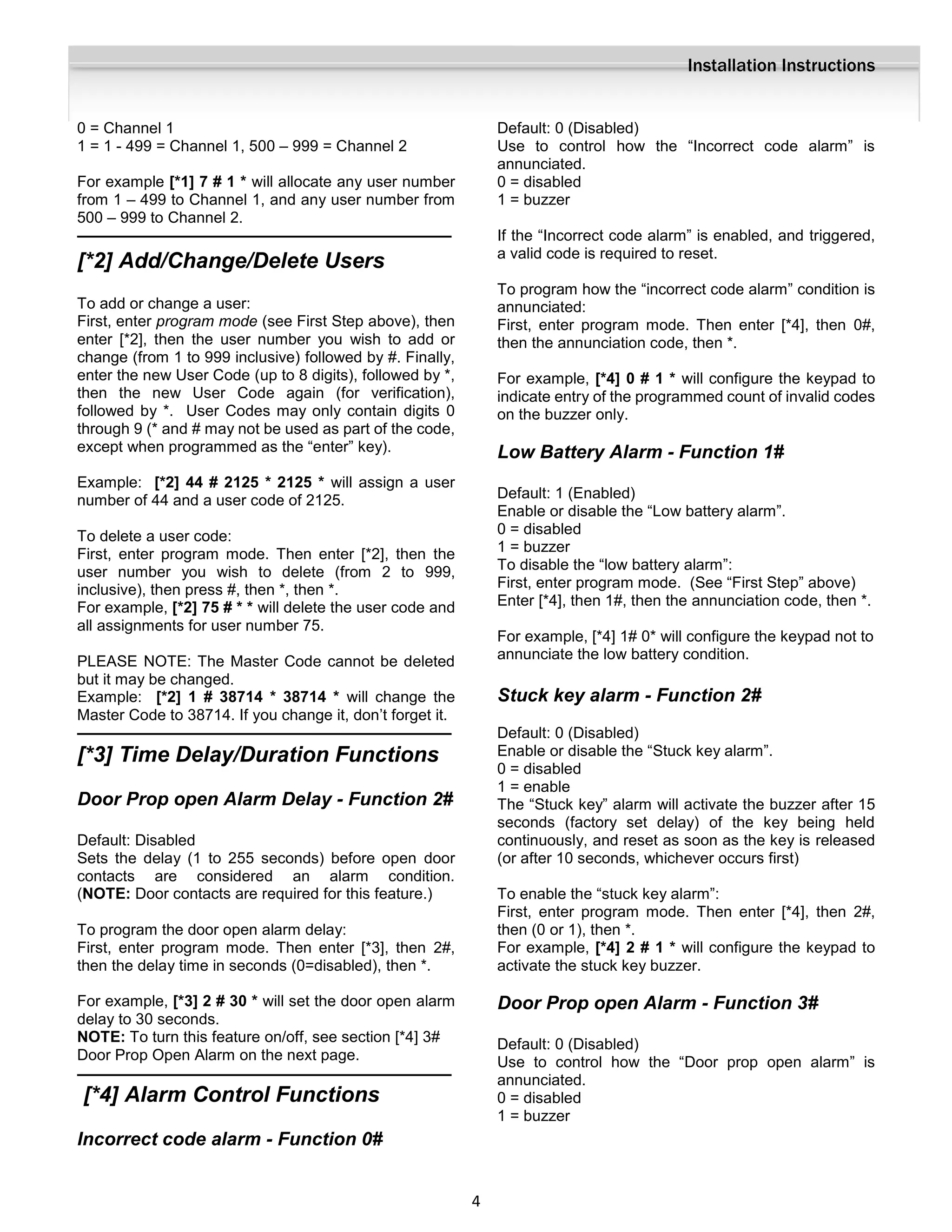 Camden 120TX Instruction Manual | PDF