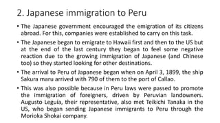 120 years of japanese immigration to peru | PPT