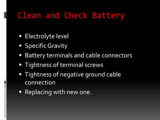 Engine Tune up Procedure | PPTX