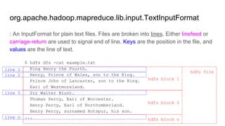 analyzing hdfs files using apace spark and mapreduce FixedLengthInputformat | PPT