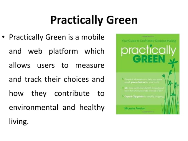 Practically green - Green Gamification - Manu Melwin Joy | PPT