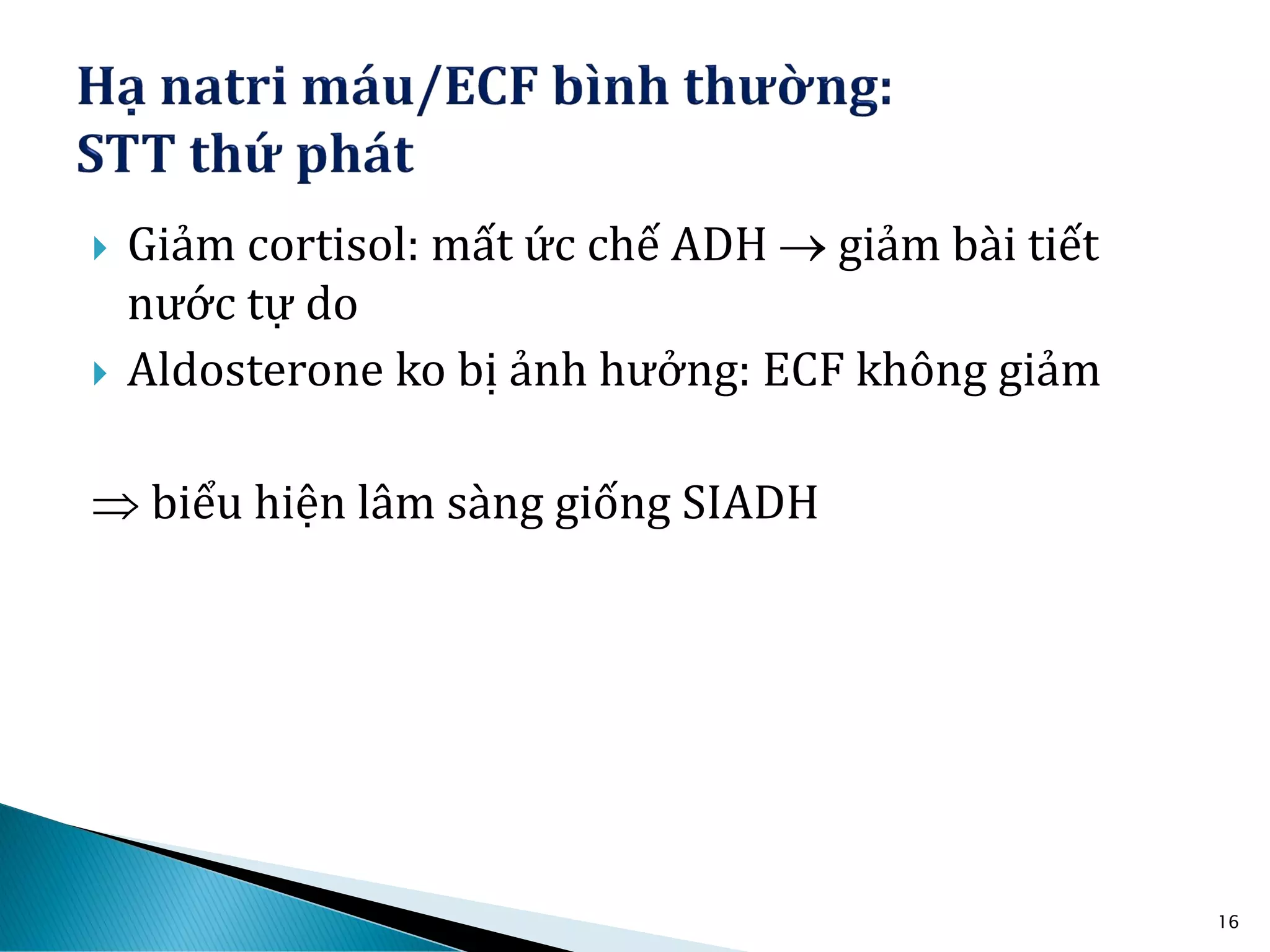 HẠ NATRI MÁU BS BIÊN | PDF