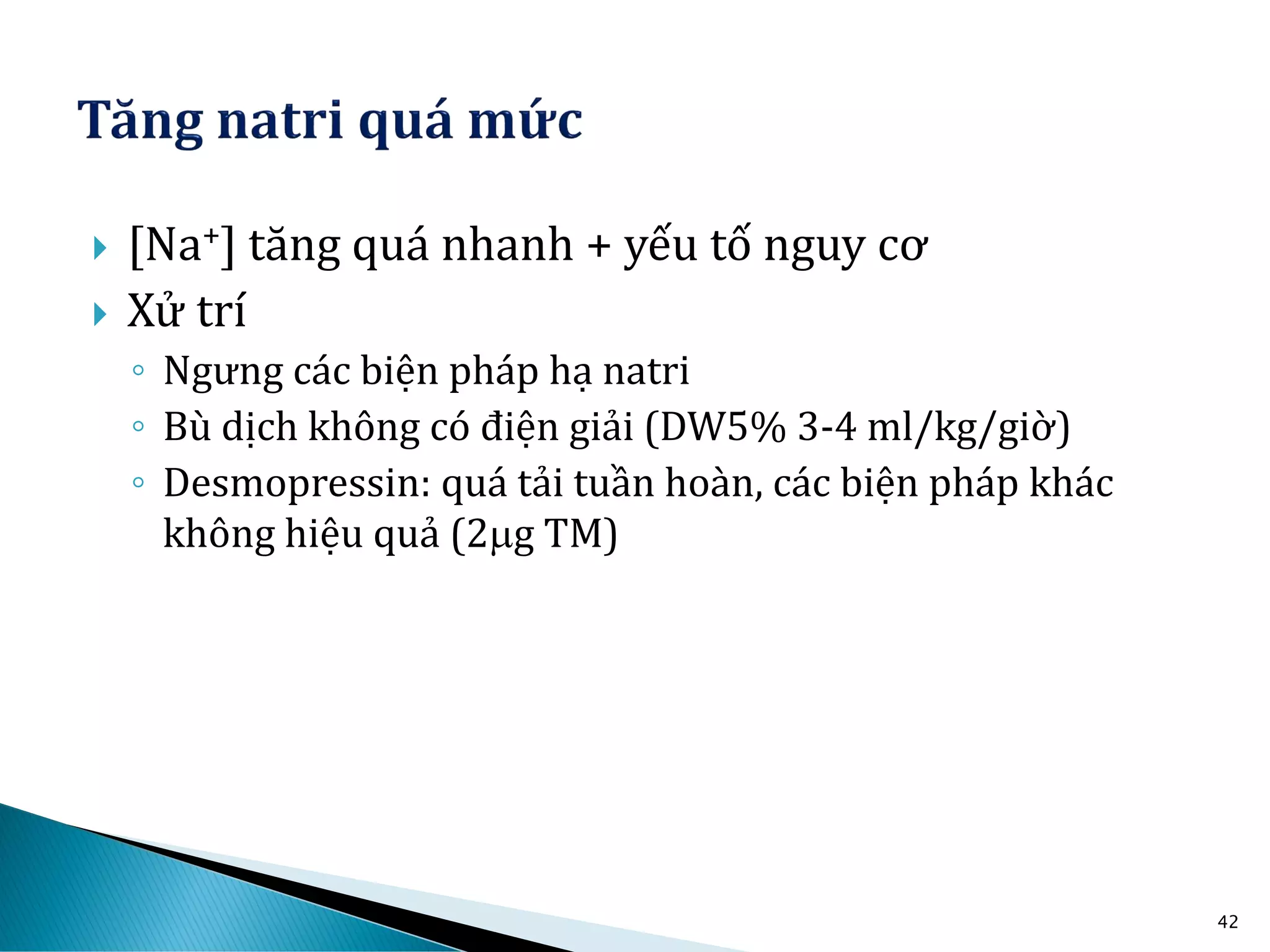 HẠ NATRI MÁU BS BIÊN | PDF