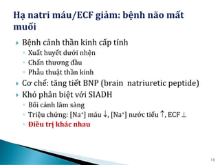 HẠ NATRI MÁU BS BIÊN | PDF