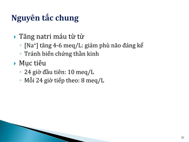 HẠ NATRI MÁU BS BIÊN | PDF