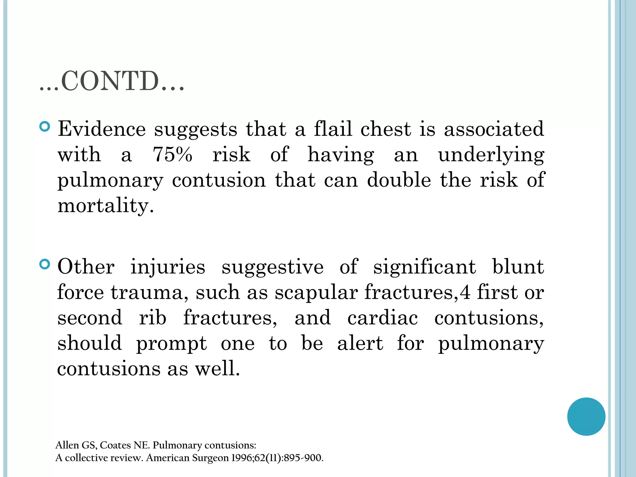 12100053 pulmonary contusion | PPT