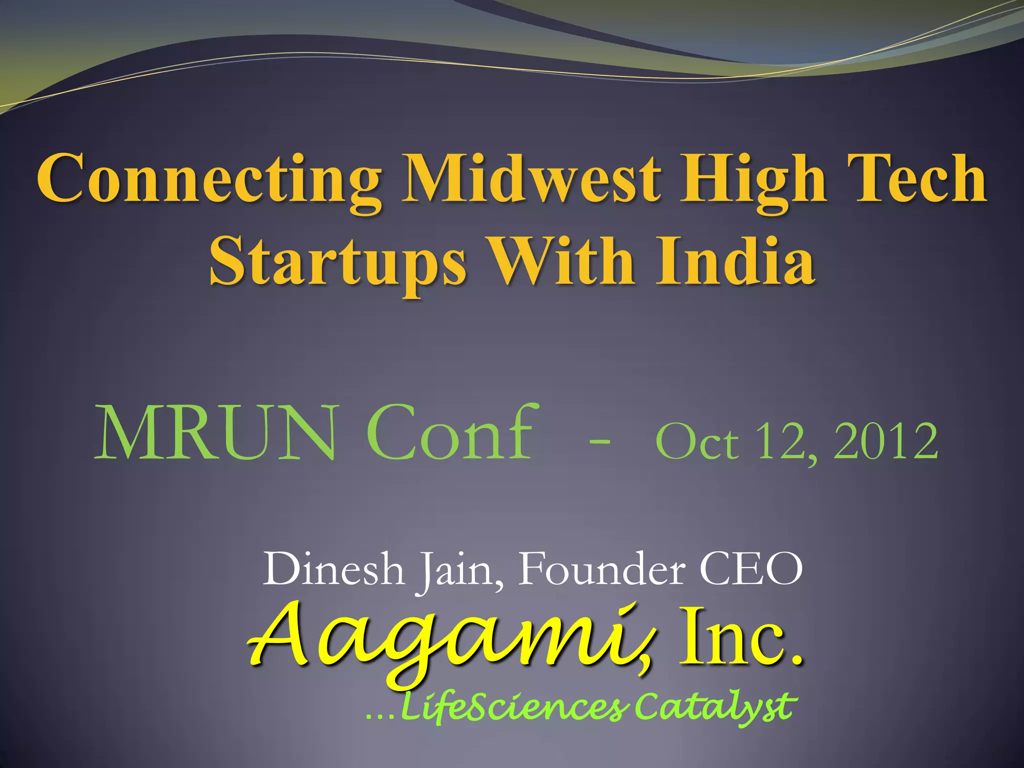 MRUN India Presentation by Aagami | PPT