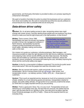 SambaSafety’s Mission to Reduce Risk Begins in its Own Datacenter | PDF