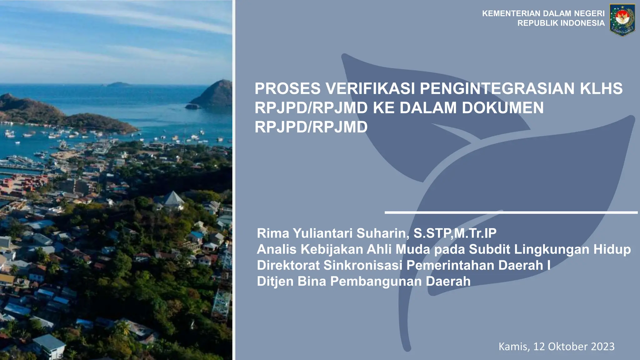 12102023 Bahan Paparan Teknis Pengintegrasian KLHS RPJPD RPJMD(1).pptx