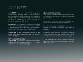 AQUASCRIPT FAQ | PPT