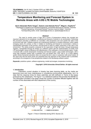 Temperature Monitoring and Forecast System in Remote Areas with 4.0G ...