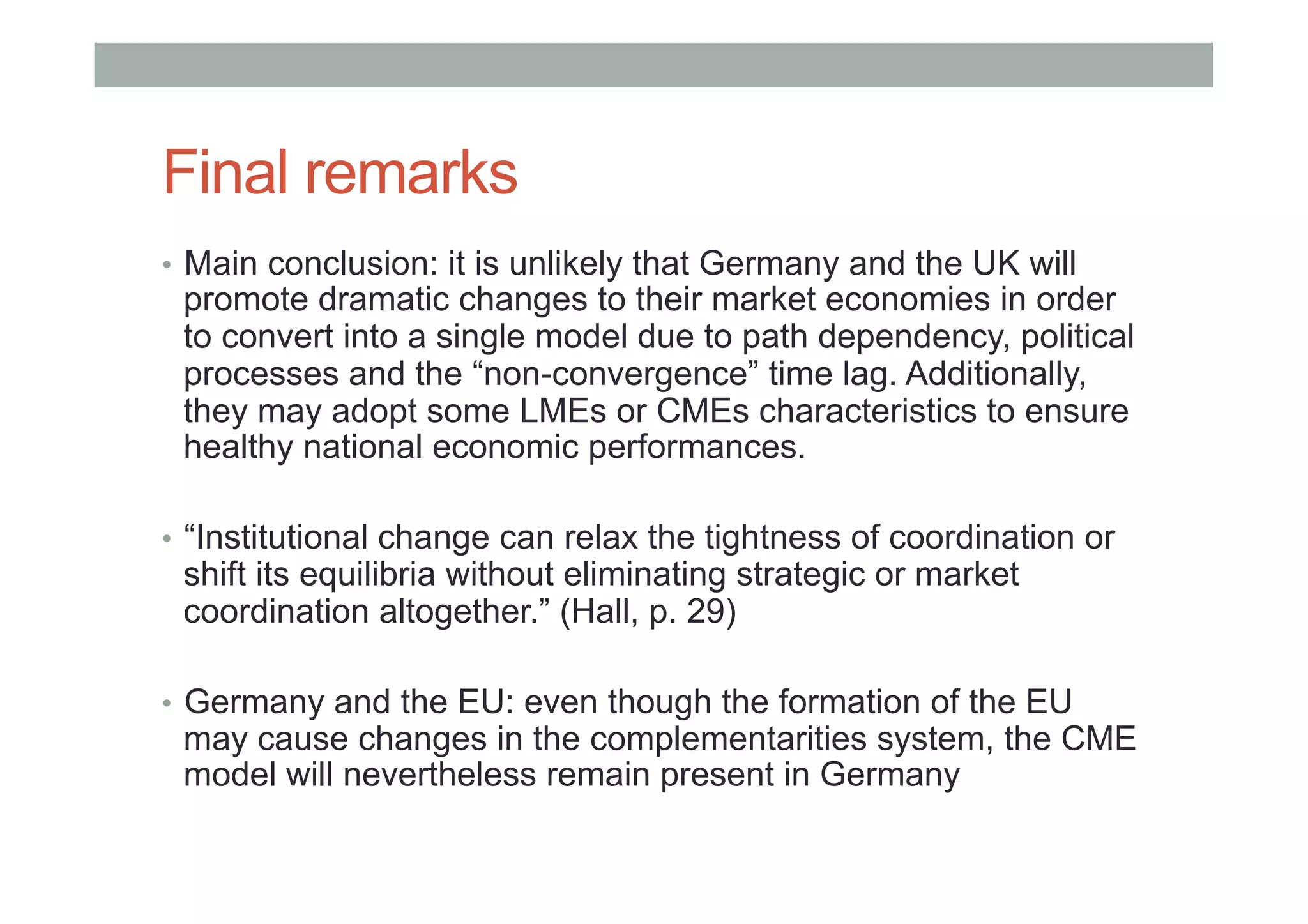 Varieties of Capitalism: Germany and UK | PPT