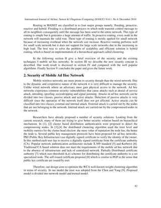 Optimizing On Demand Weight -Based Clustering Using Trust Model for Mobile Ad Hoc Networks | PDF ...