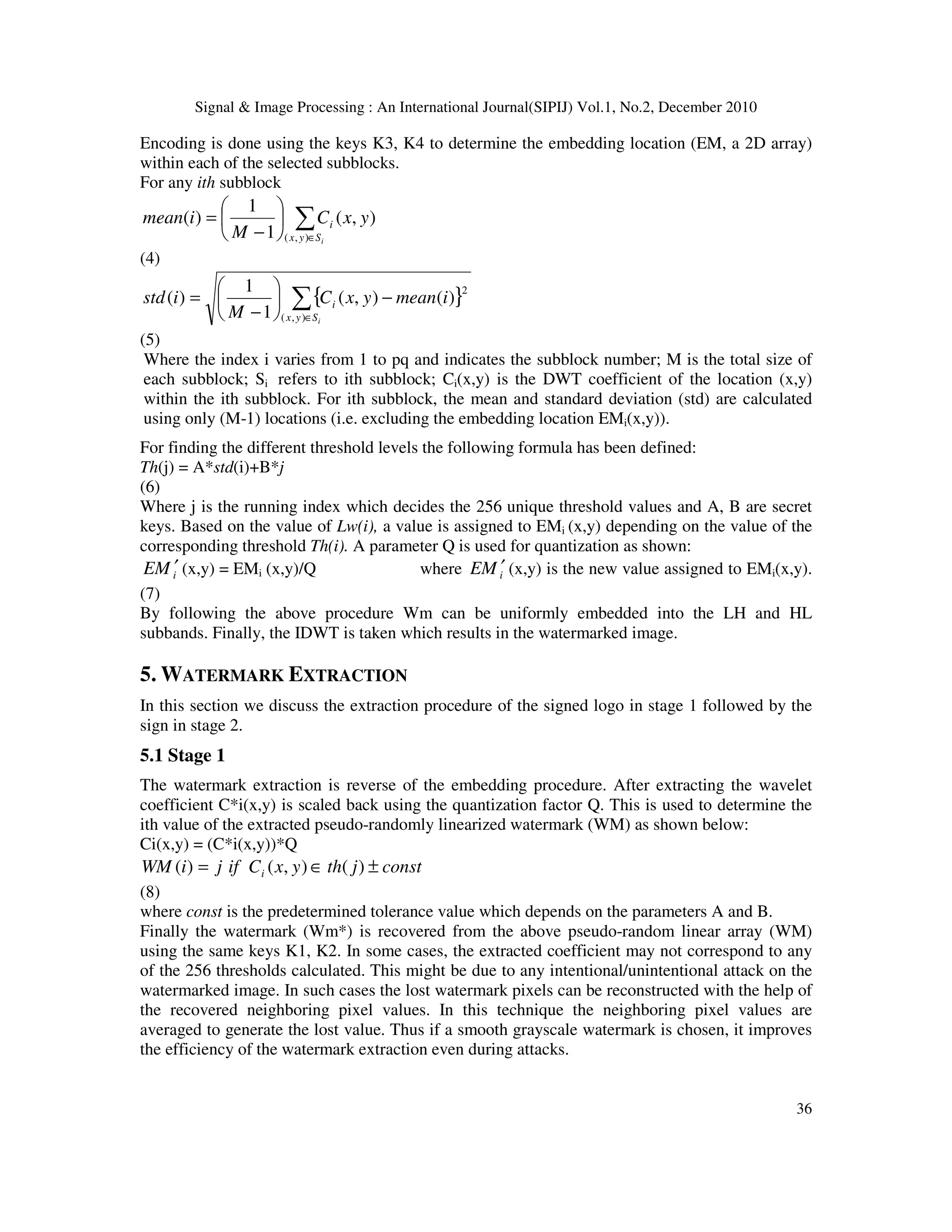 A Dwt Based Dual Image Watermarking Technique For Authenticity And Watermark Protection Pdf