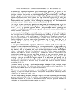 A DWT based Dual Image Watermarking Technique for Authenticity and ...