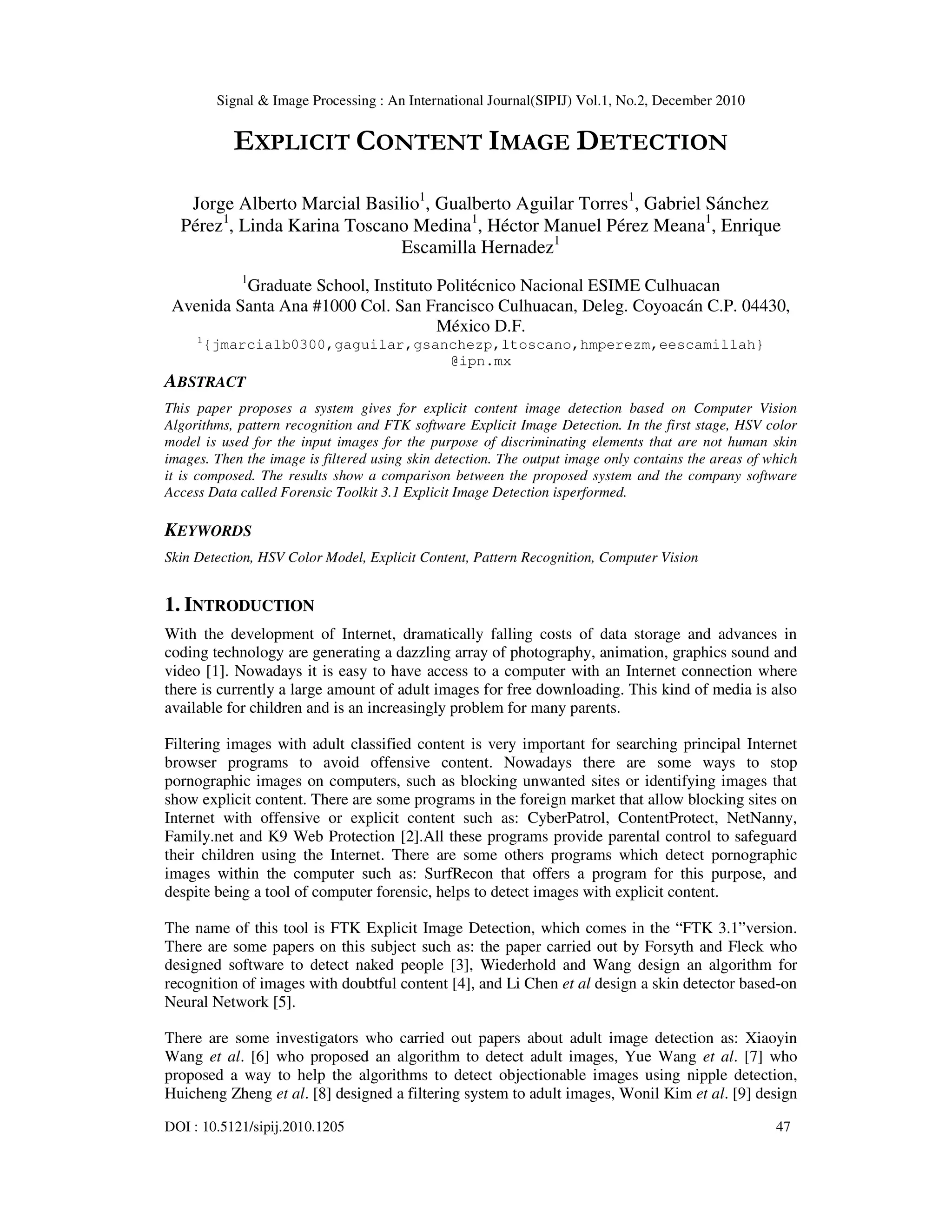 Explicit Content Image Detection | PDF