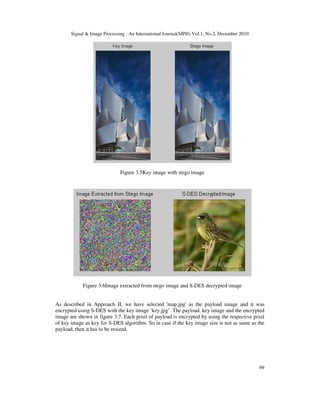 Two New Approaches for Secured Image Steganography Using Cryptographic ...