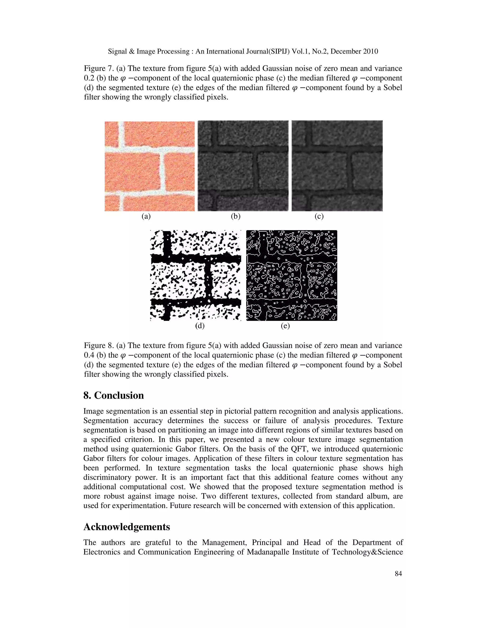 Colour-Texture Image Segmentation using Hypercomplex Gabor Analysis | PDF