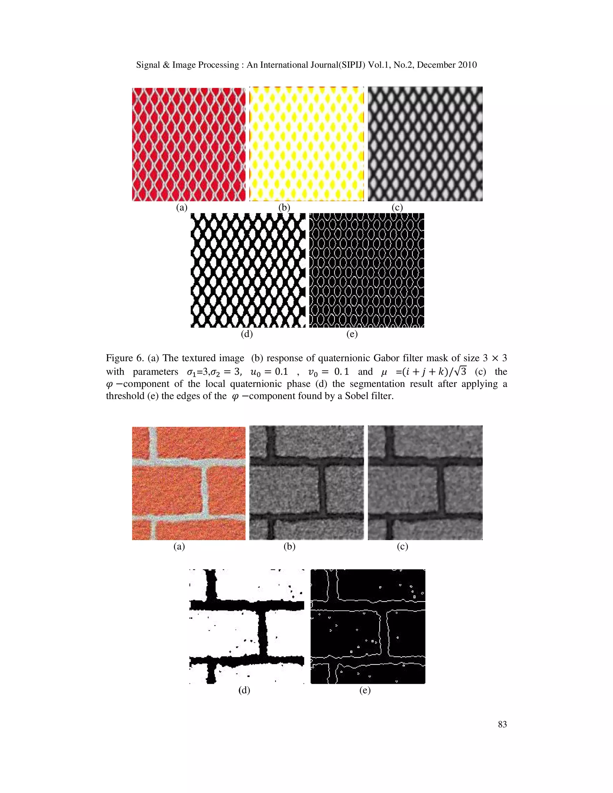 Colour-Texture Image Segmentation using Hypercomplex Gabor Analysis | PDF
