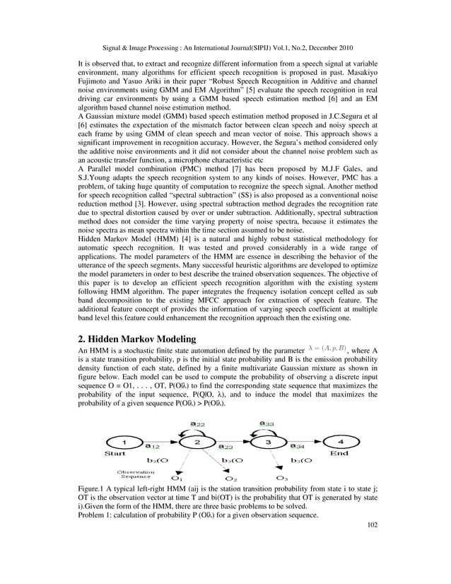 Speech Recognition Using HMM with MFCC-An Analysis Using Frequency Specral Decomposion Technique ...