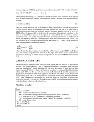 A Simulation Experiment on a Built-In Self Test Equipped with ...