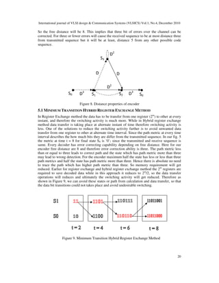 A Low Power VITERBI Decoder Design With Minimum Transition Hybrid Register Exchange Processing ...