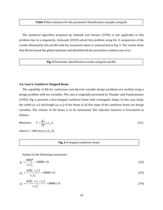 Bat Algorithm: A Novel Approach for Global Engineering Optimization | PDF