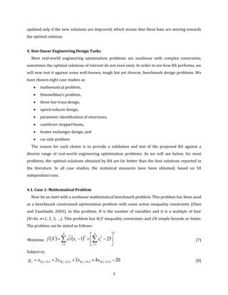 Bat Algorithm: A Novel Approach for Global Engineering Optimization | PDF