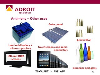 Building the Italian antimony industry | PPT