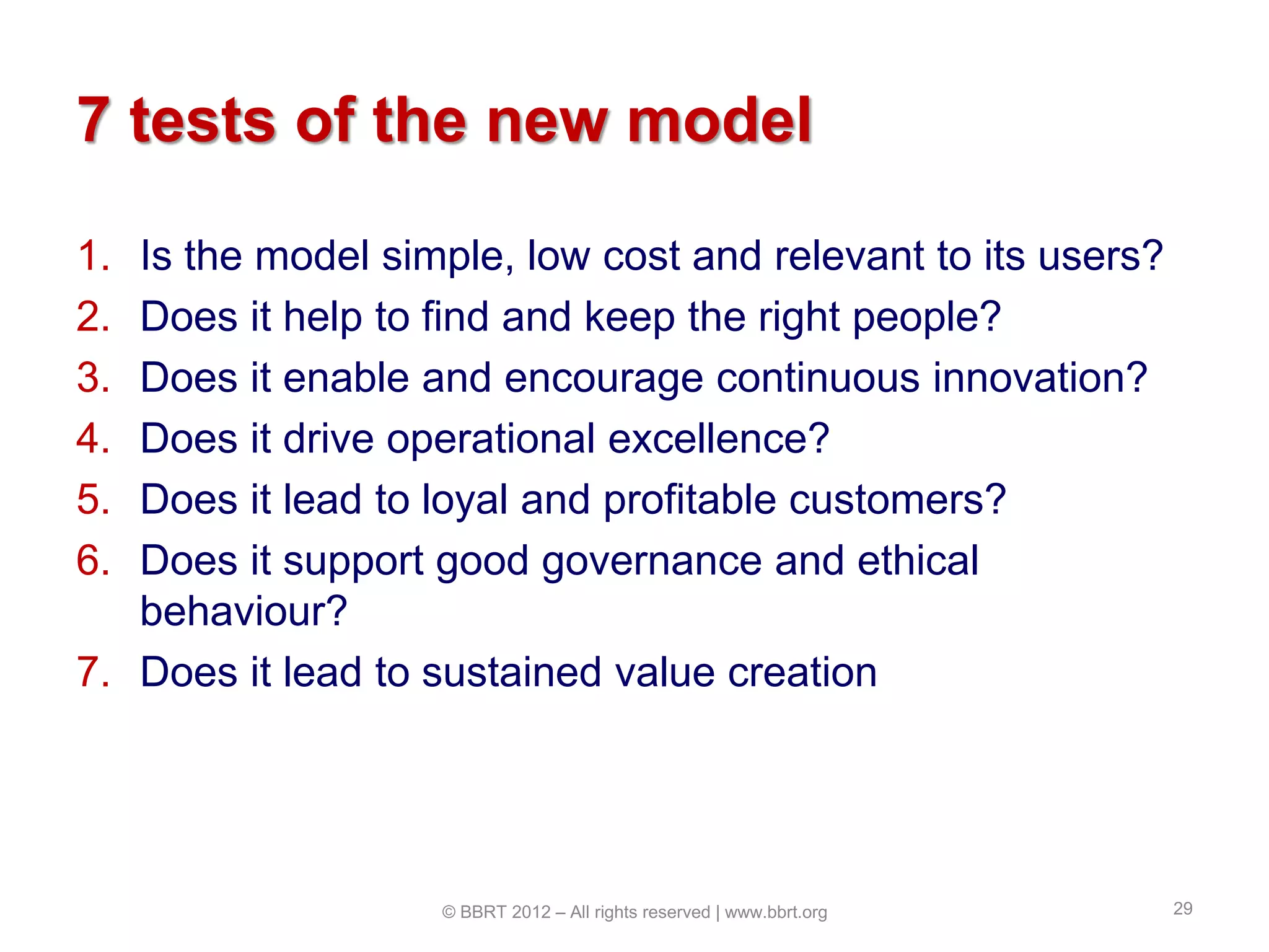 The Beyond Budgeting Principles | PPT