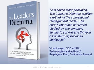 The Beyond Budgeting Principles | PDF