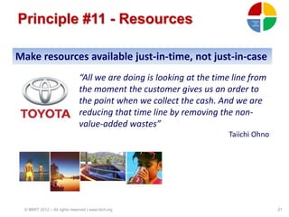 The Beyond Budgeting Principles | PPT