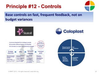 The Beyond Budgeting Principles | PDF