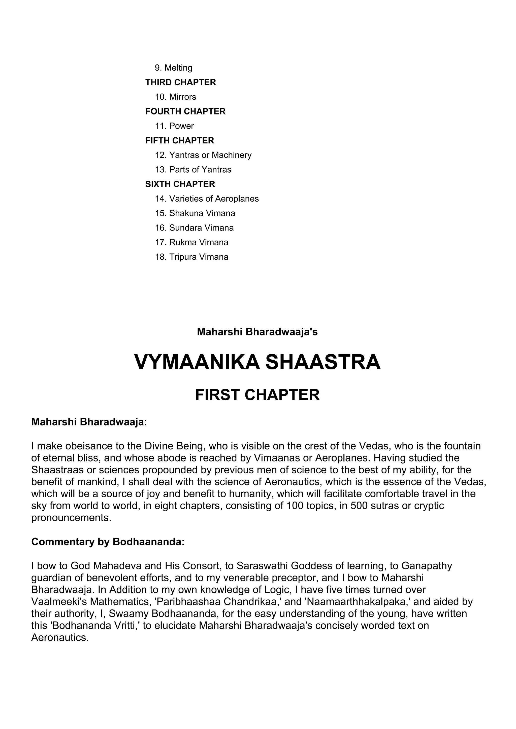Vimanika Shastra | PDF