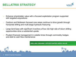Bellatrix Investor Presentation | PDF