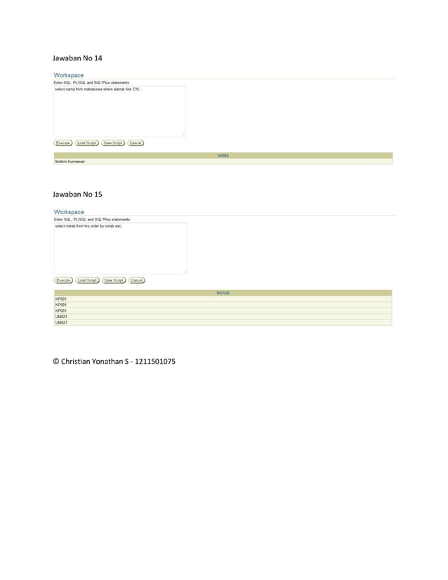 UTS Oracle PL/SQL | PDF