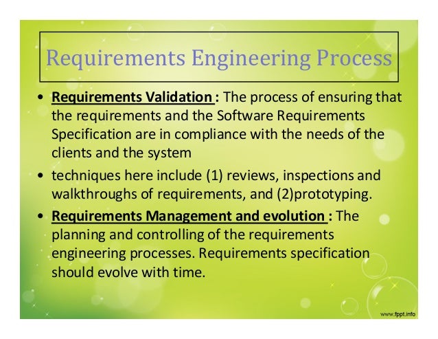 Requirement Engineering