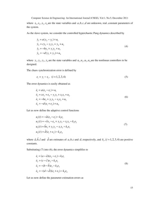 Global Chaos Synchronization of Hyperchaotic Pang and Hyperchaotic Wang Systems via Adaptive ...