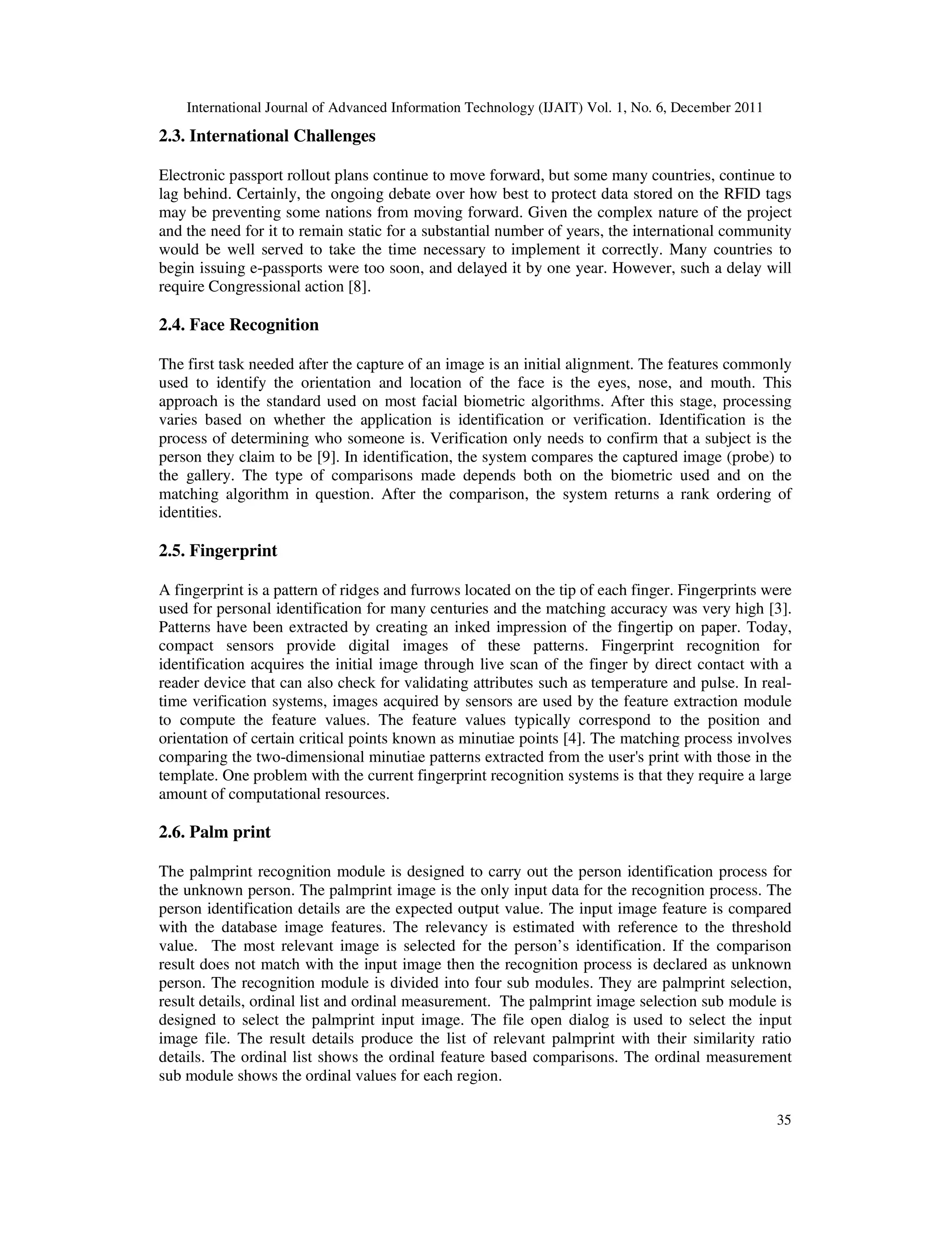 Design And Implementation Of E Passport Scheme Using Cryptographic Algorithm Along With
