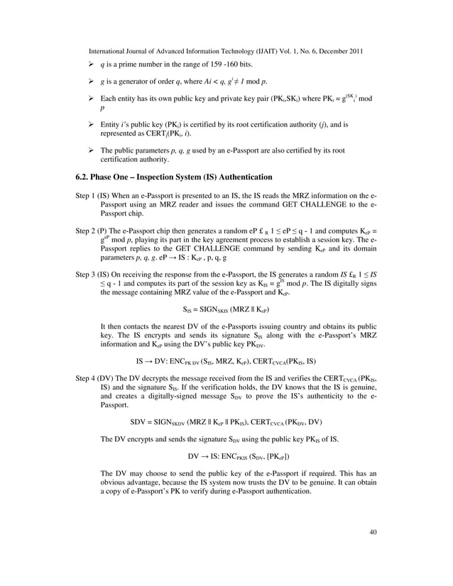 Design And Implementation Of E Passport Scheme Using Cryptographic Algorithm Along With 
