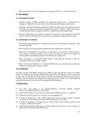 Dematerialized Deposits using XSI- An Application over XSI | PDF